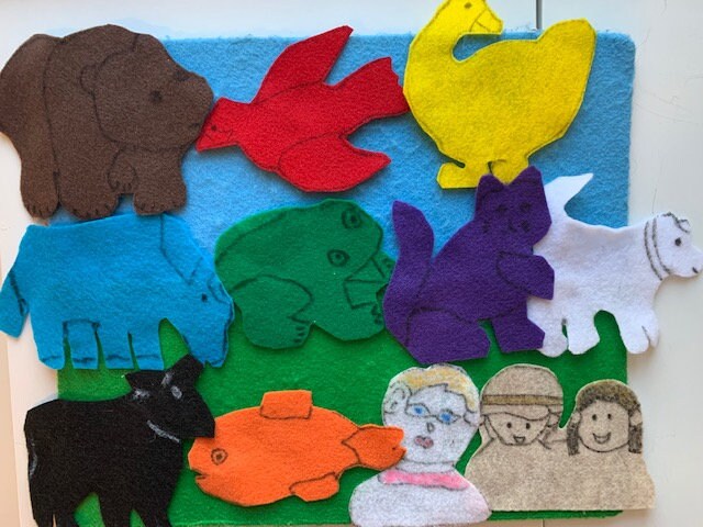 Brown Bear Brown Bear What Do You See? Felt Set - Etsy