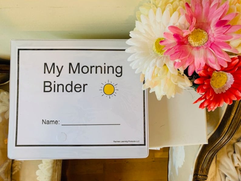 My Preschool Morning Binder - Etsy