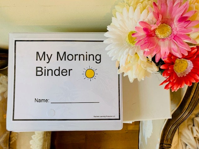 My Preschool Morning Binder - Etsy