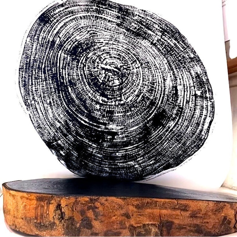 Tree Ring Print - Etsy