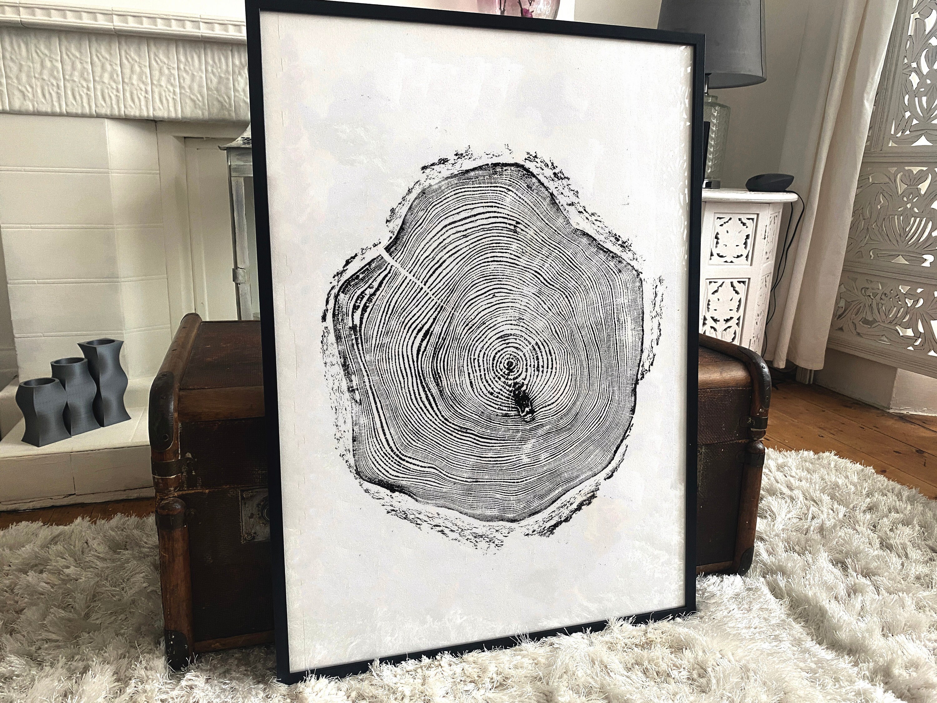 Tree Ring Print Larch Tree Larch Tree Ring Print Tree Ring - Etsy UK