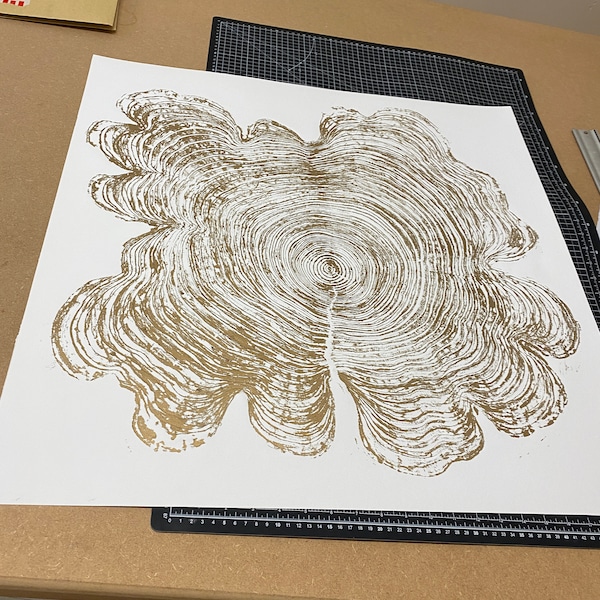 Tree Ring Print - Etsy