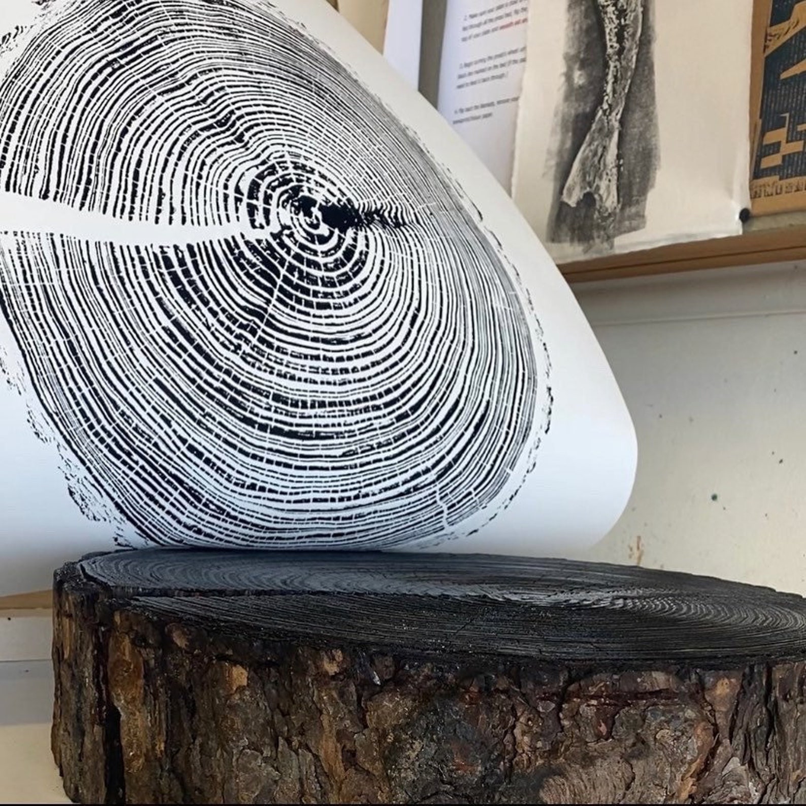 Tree Ring Print Larch Tree Larch Tree Ring Print Tree Ring - Etsy