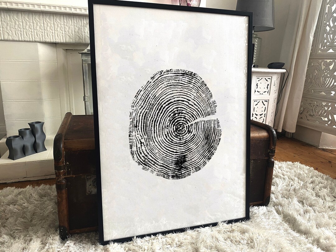 Tree Ring Print, Larch Tree, Larch Tree Ring Print, Tree Ring Prints ...