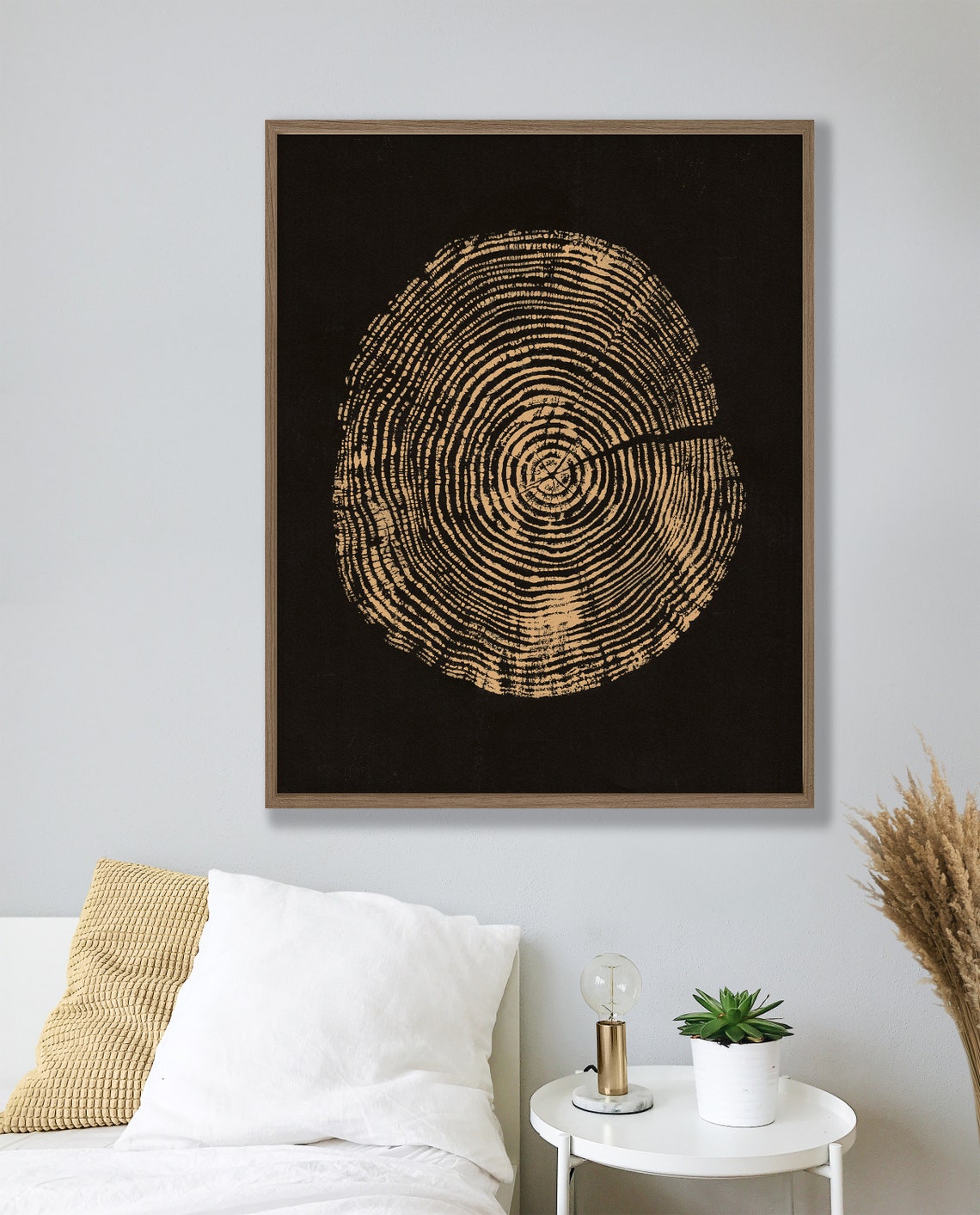 Tree Ring Print Welsh Larch Larch Tree Ring Print Large - Etsy