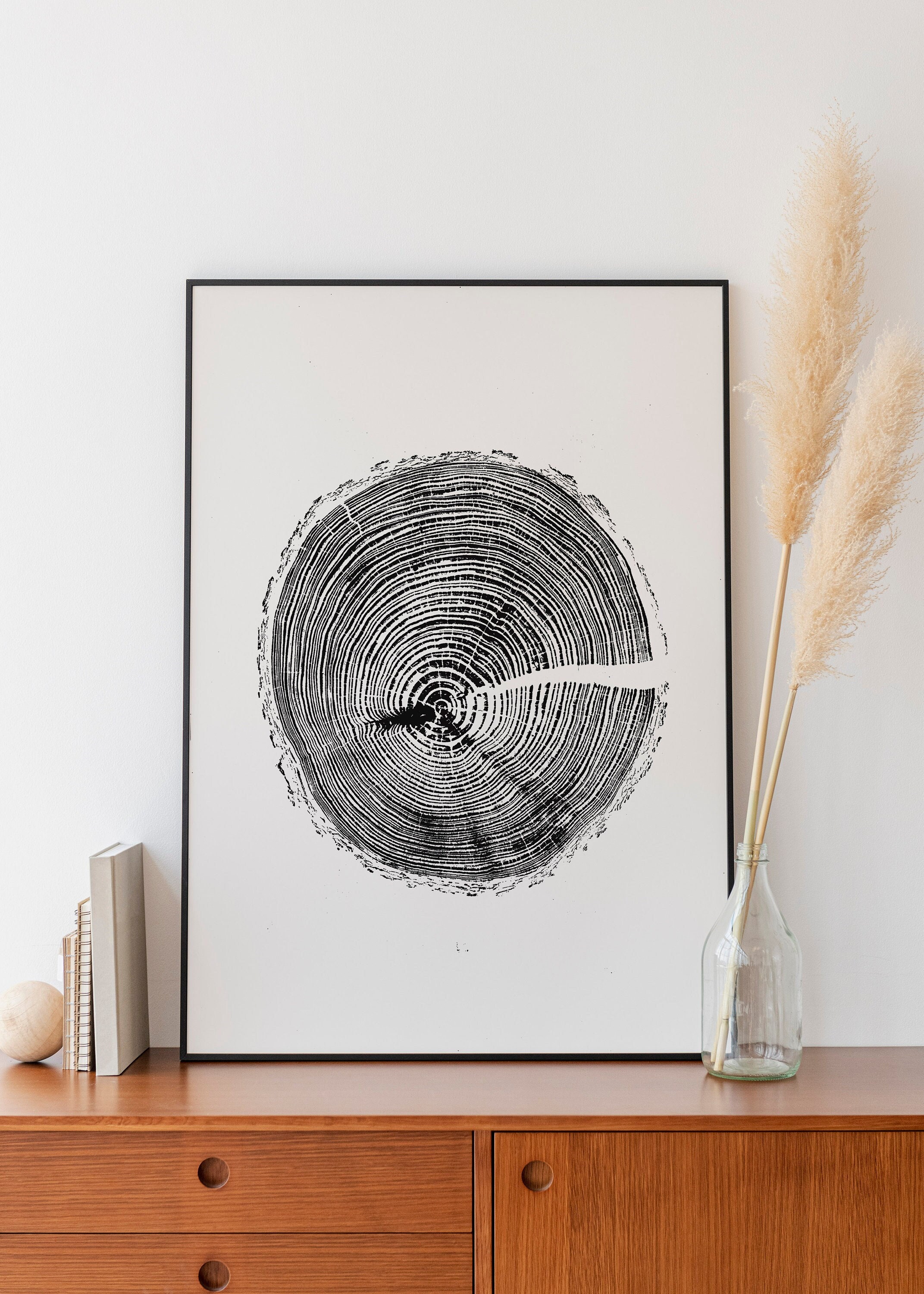 Tree Ring Print Larch Tree Larch Tree Ring Print Tree Ring | Etsy