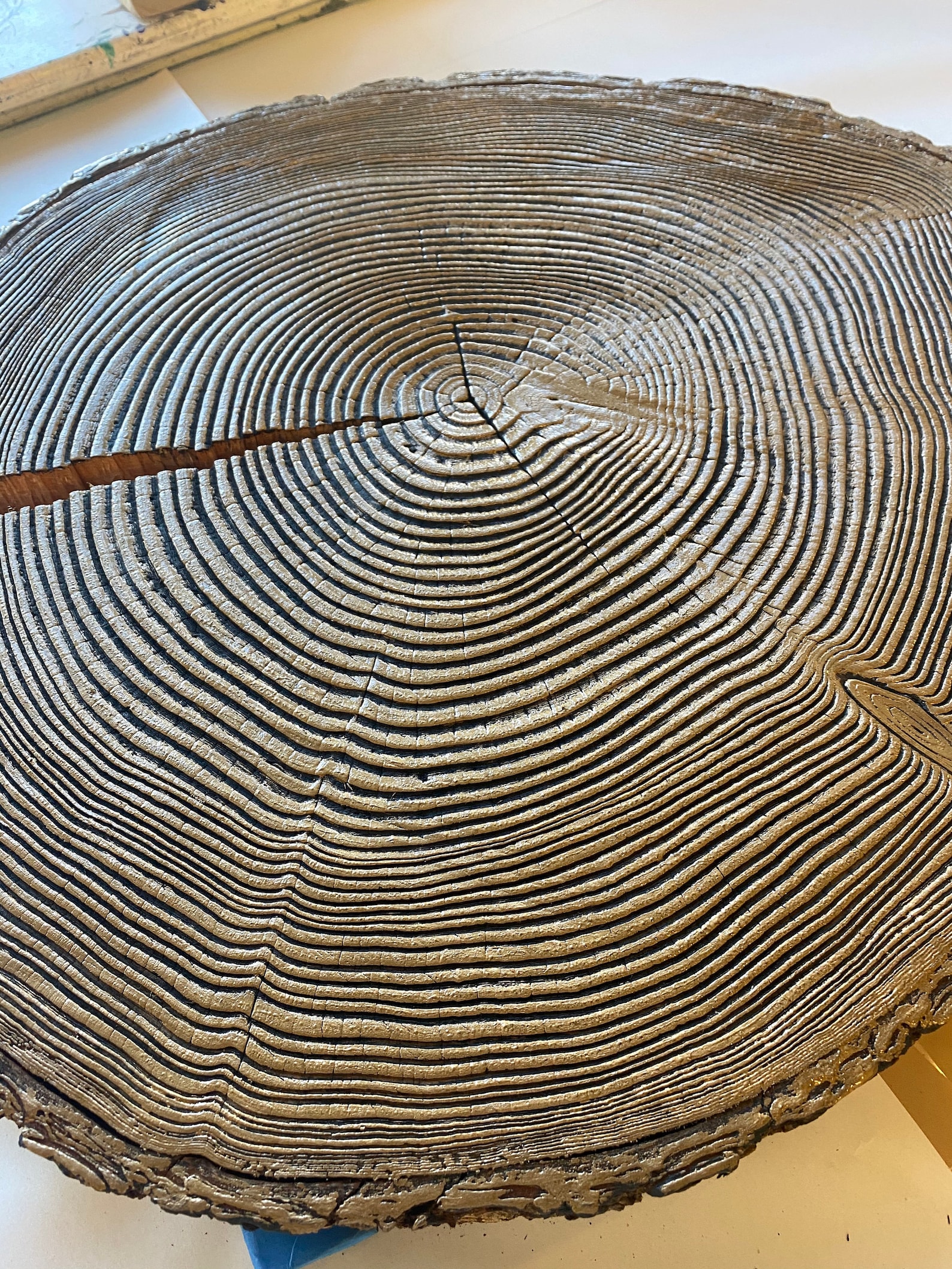 Larch Tree Ring Print Woodcut Print Tree Ring Print - Etsy