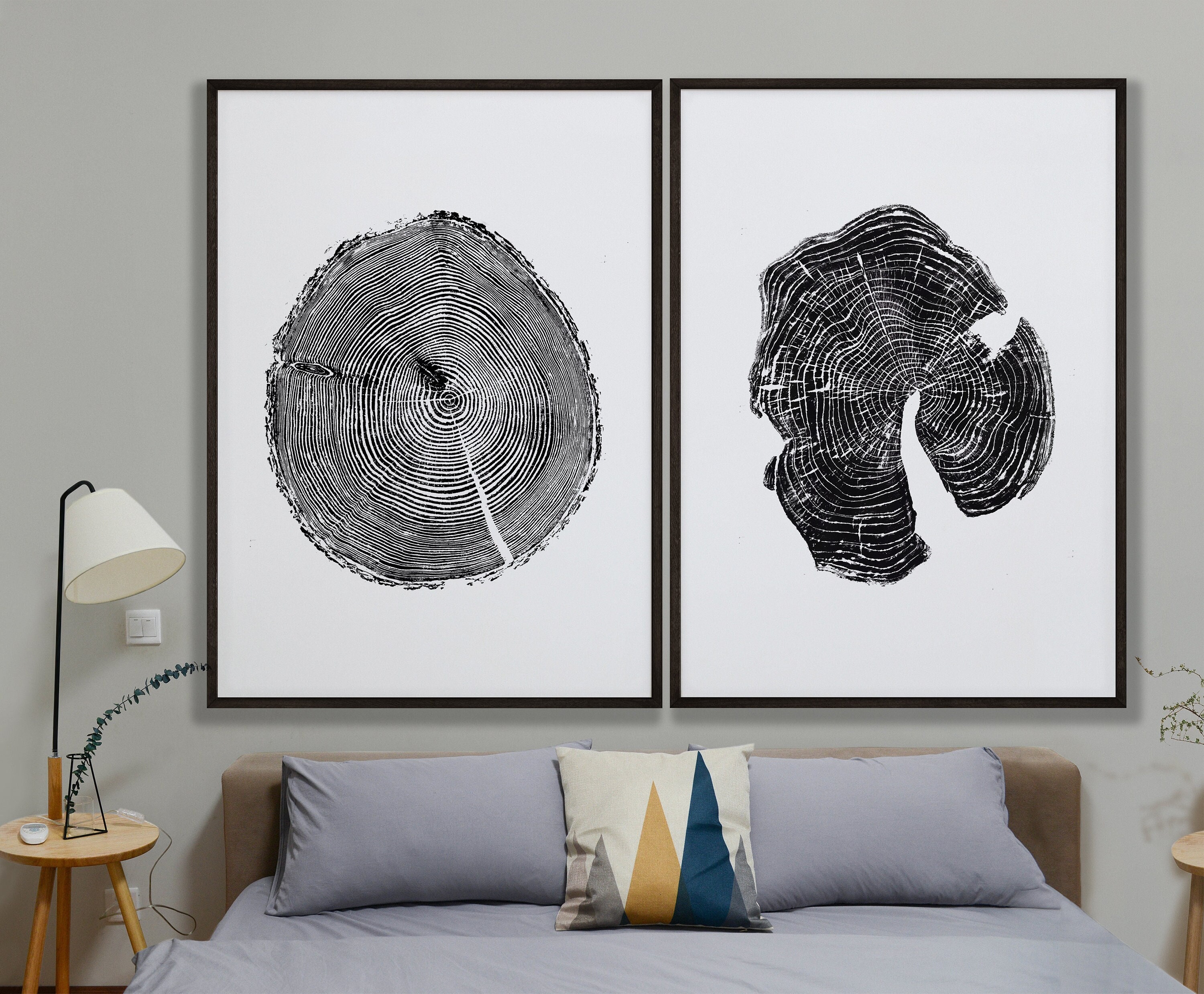 Tree Ring Print Tree Ring Art Print 2 Large Tree Ring - Etsy UK