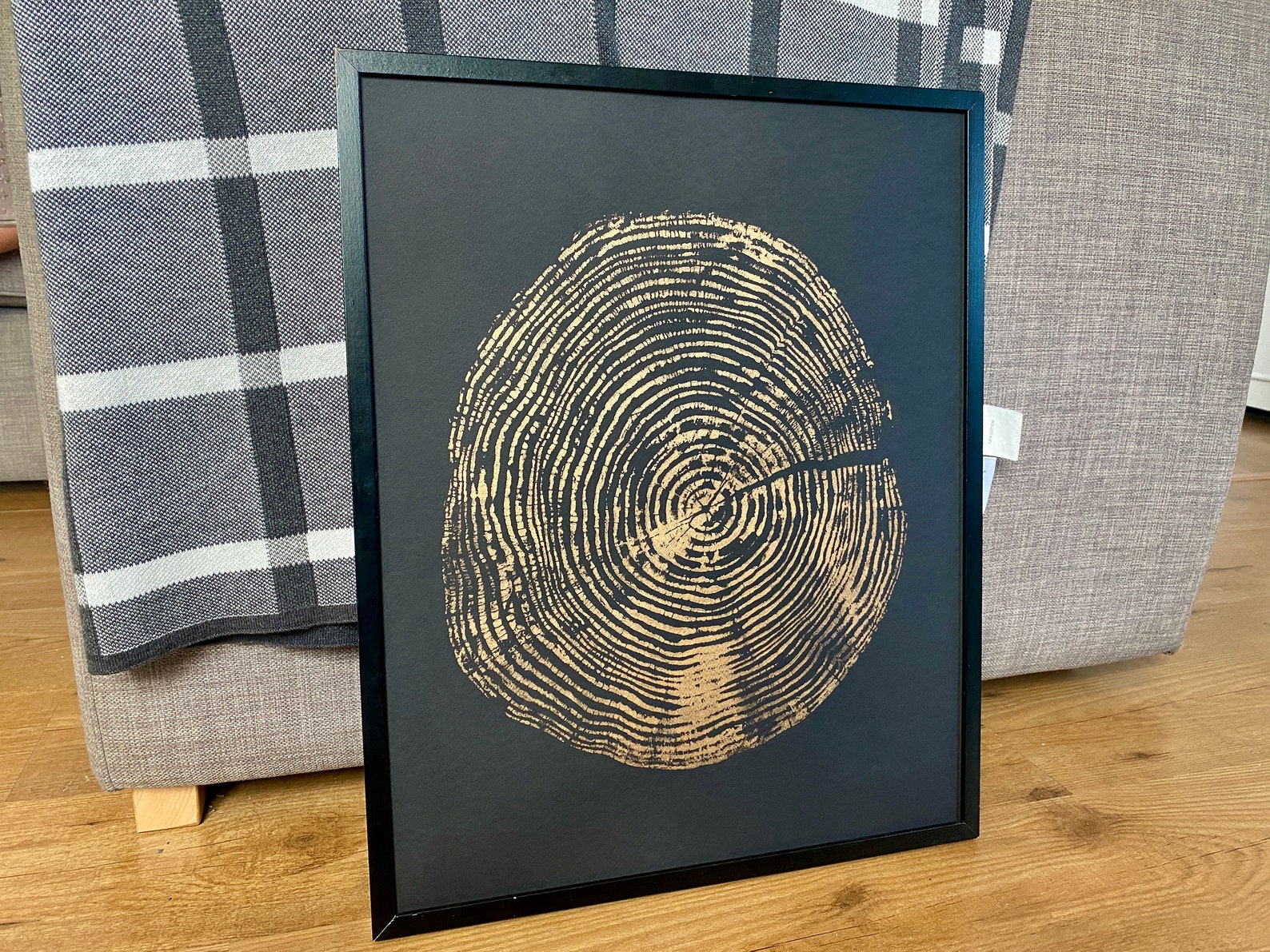 Tree Ring Print Welsh Larch Larch Tree Ring Print Large - Etsy