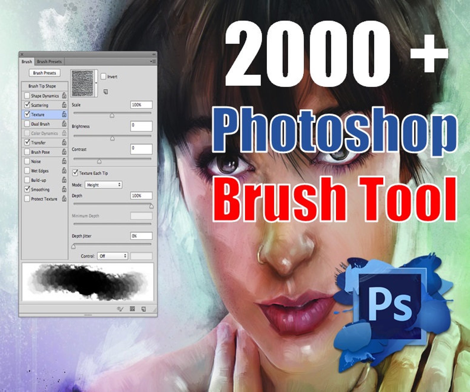 2000 Adobe Photoshop Brush Tool for Designer / Professional - Etsy