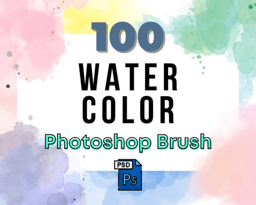 100 Water Color Photoshop Brush - Adobe Photoshop Designer ...