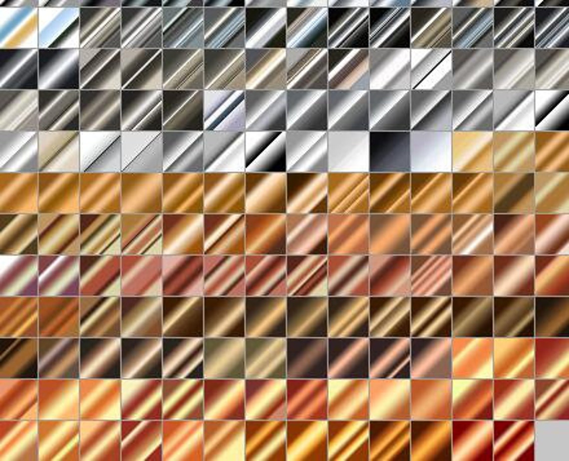 500++ Gradients Gold Silver and Bronze Photoshop Gradients Preset ...