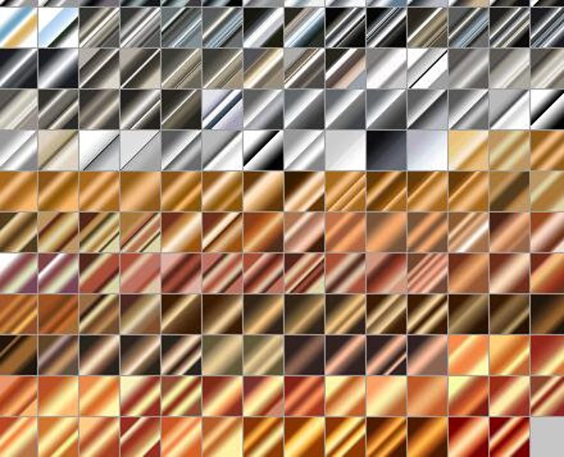 500++ Gradients Gold Silver and Bronze Photoshop Gradients Preset ...