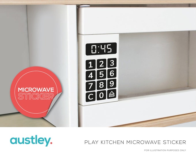 DIGITAL DOWNLOAD Cupboard Dramatic Play Kitchen Decals. Playhouse ...