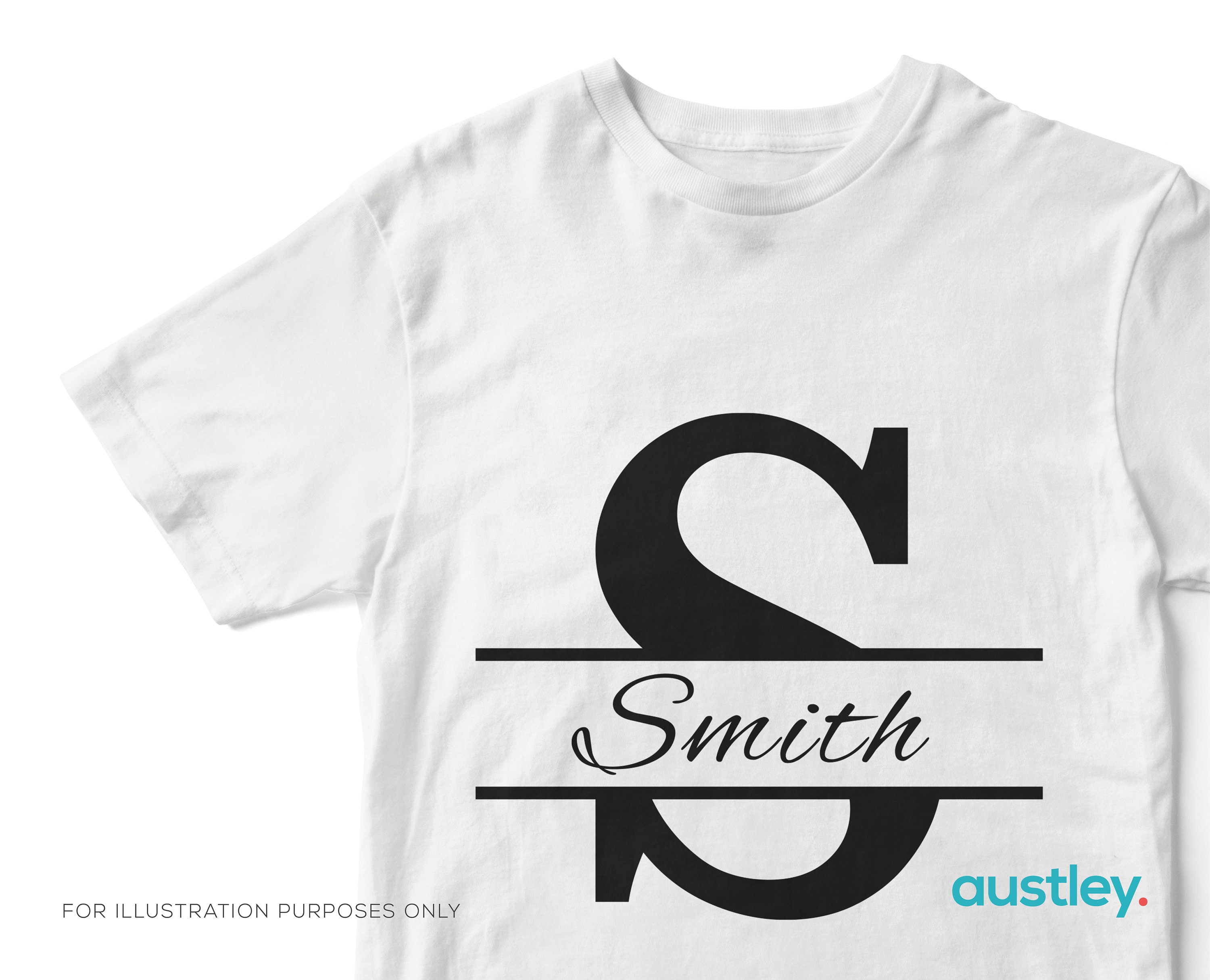 Split Monogram Letters Split Letter SVG Alphabet SVG A-Z - Etsy