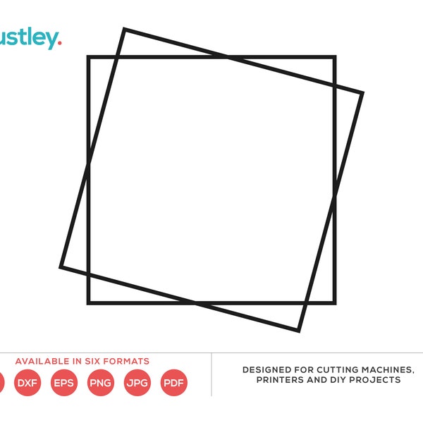 Square Boarder Svg - Etsy