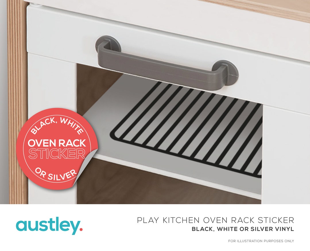 Play Kitchen Small Oven Rack Sticker, Oven Grill Rack, DIY Makeover ...