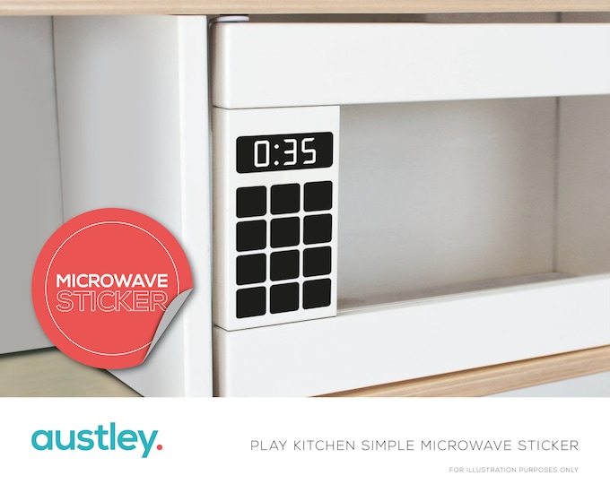 DIGITAL DOWNLOAD Cupboard Dramatic Play Kitchen Decals. Playhouse ...