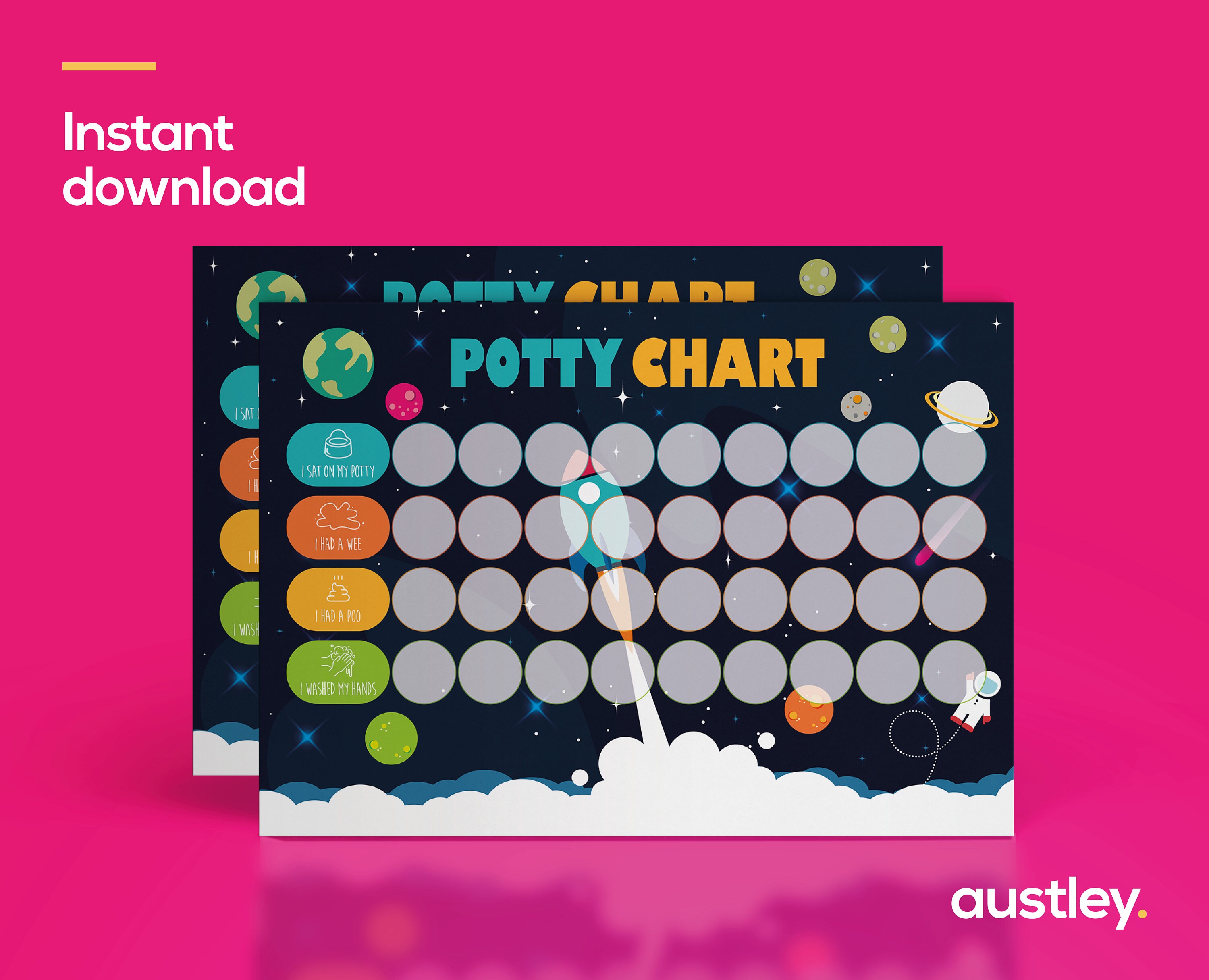 Kind Peuter Kinderen Ruimte Raket Sticker Beloning | Etsy