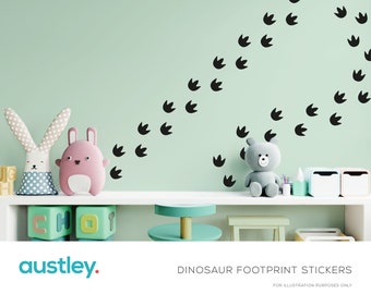 Footprint Vinyl Decals Peel and Stick Floor or Wall Stickers VWAQ 20 ...