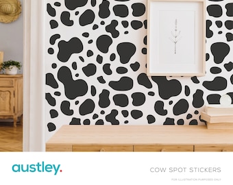 Cow Spots Wall Stickers - Etsy
