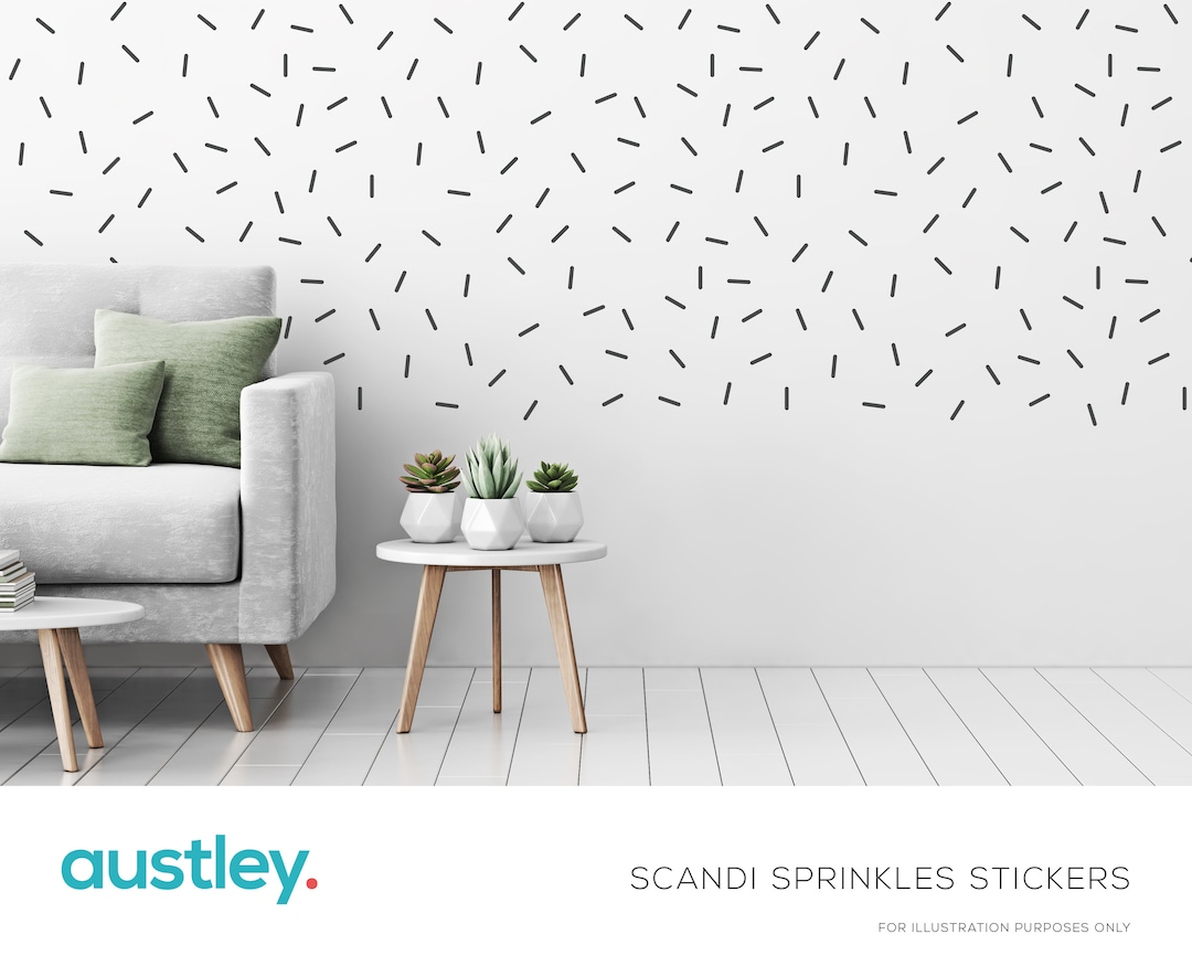 624 Sprinkle Stickers Small, Sprinkle Wall Decals, Sprinkle Wall Art - Etsy