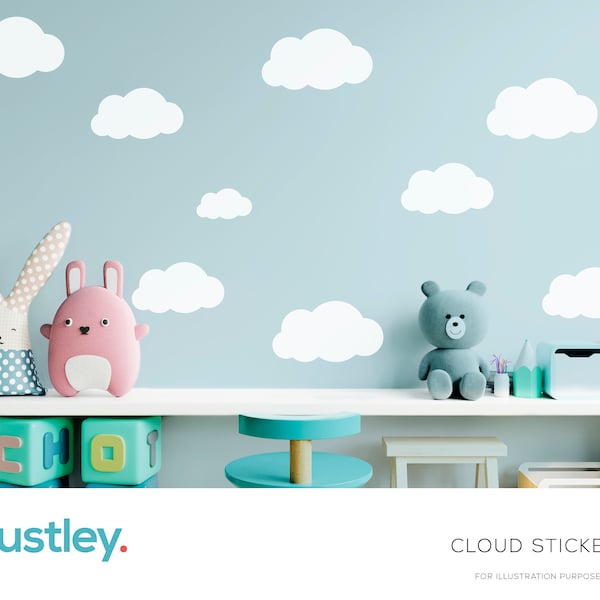Cloud Wall Decals - Etsy