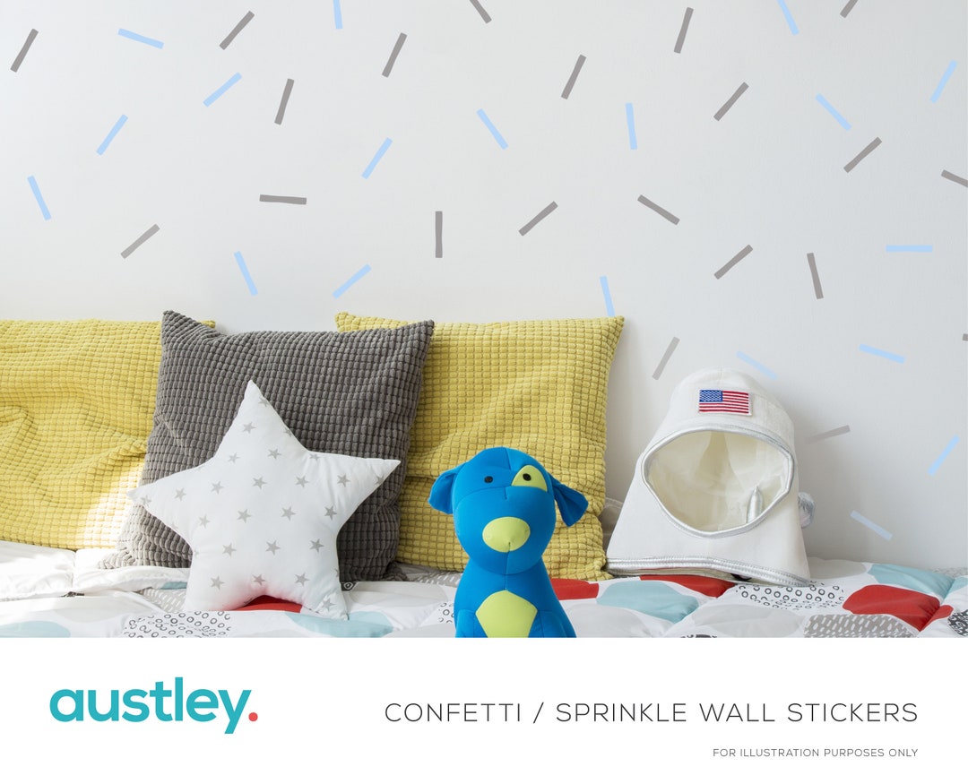 Confetti Sprinkle Stickers, Confetti Sprinkle Wall Decals, Confetti ...