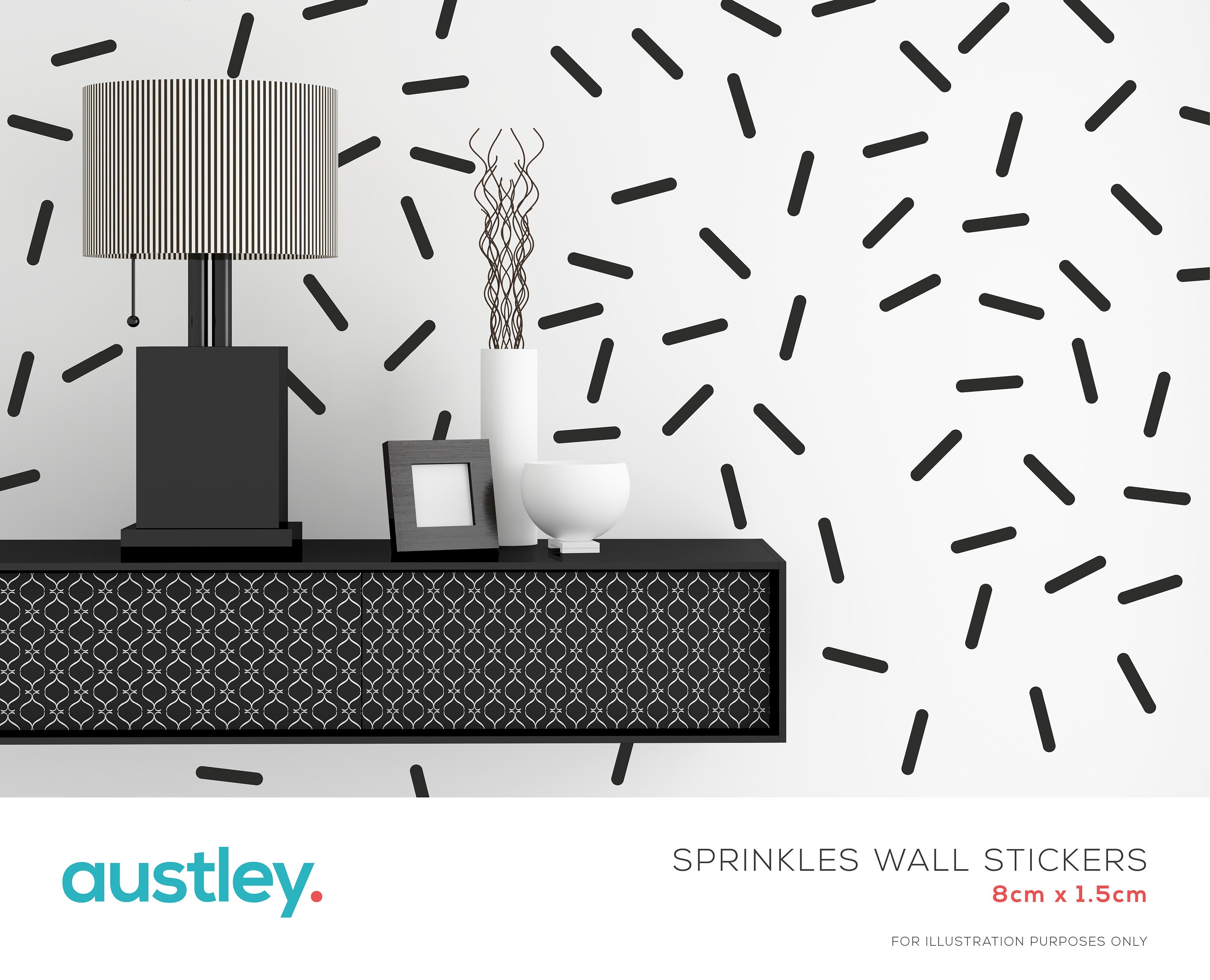 Sprinkle Stickers Sprinkle Wall Decals Sprinkle Wall Art | Etsy