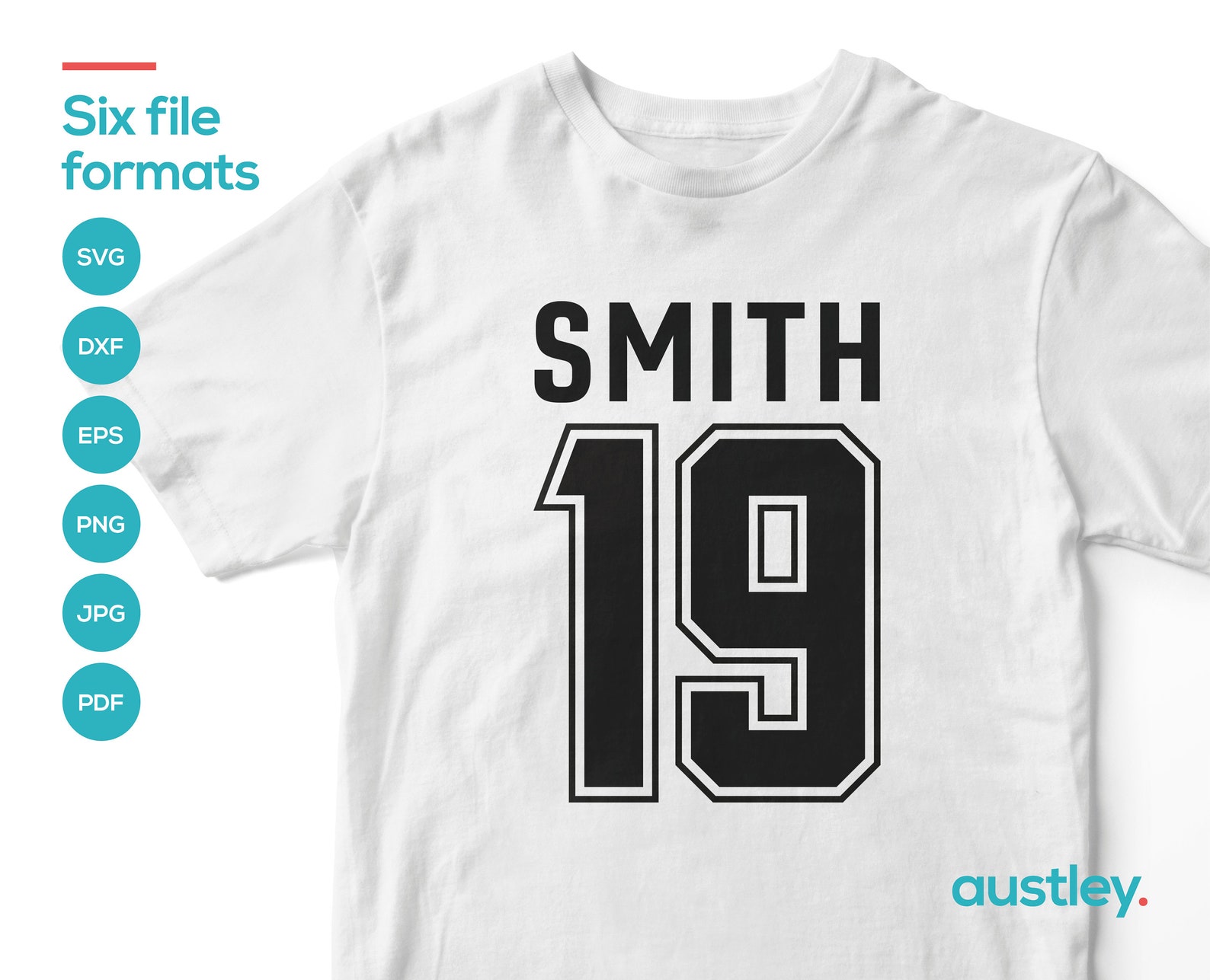 Sporting Numbers Bundle, Jersey Numbers SVG, University, Numbers 0-20 ...