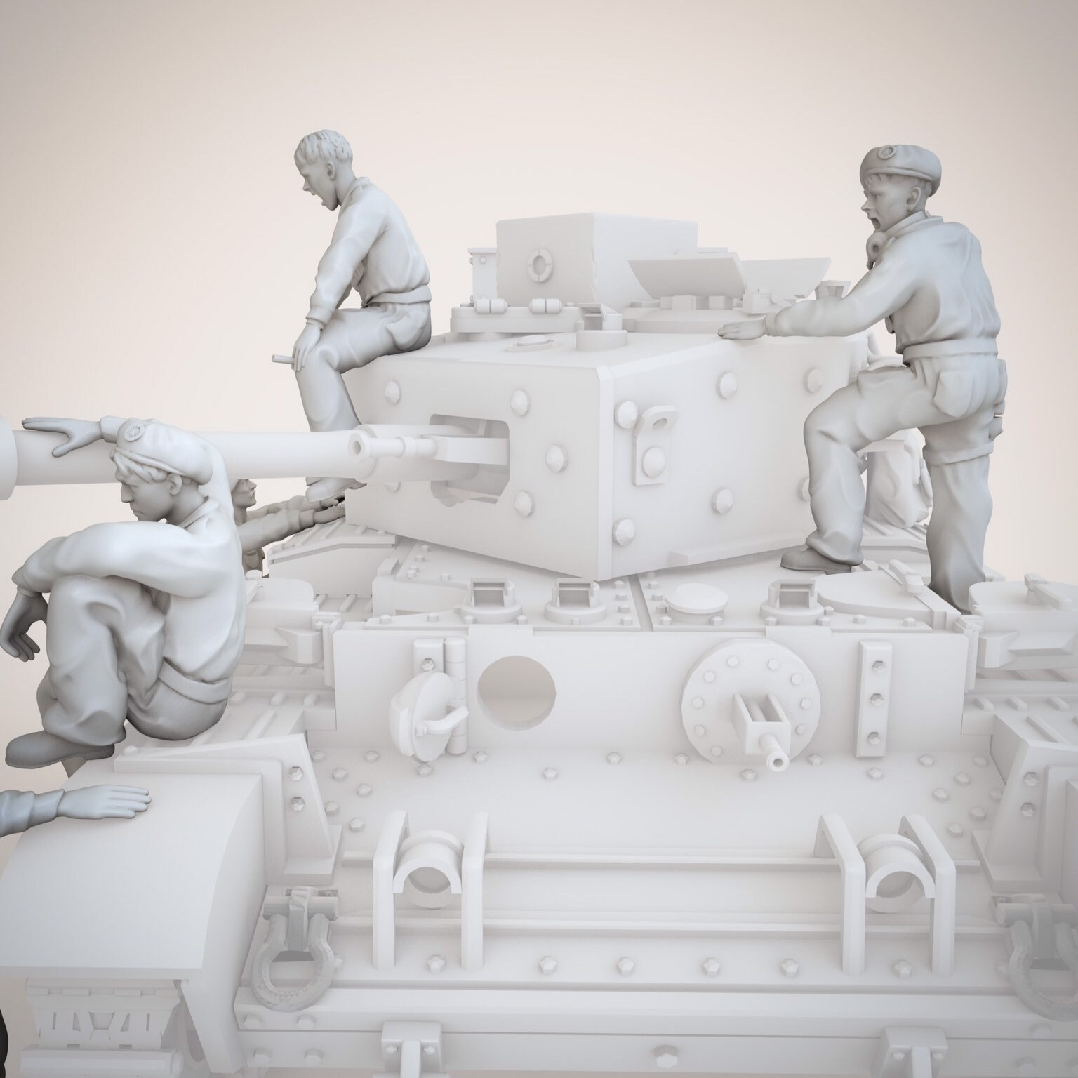 1/72 English Tank Crew 01 WWII - Etsy