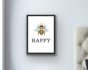 Bee Happy - Etsy UK