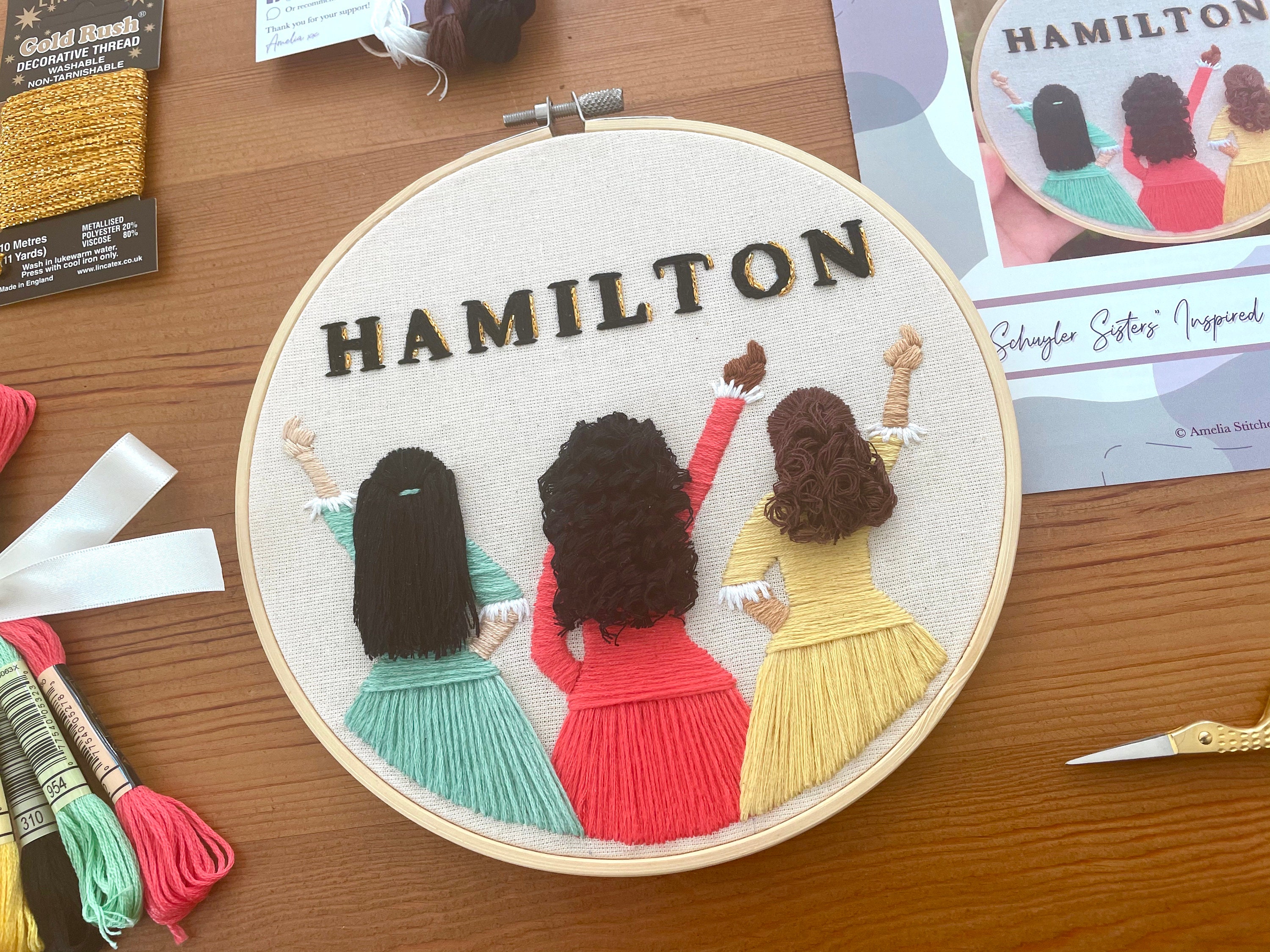 Hamilton Inspired Schuyler Sisters PDF Pattern by Amelia - Etsy UK