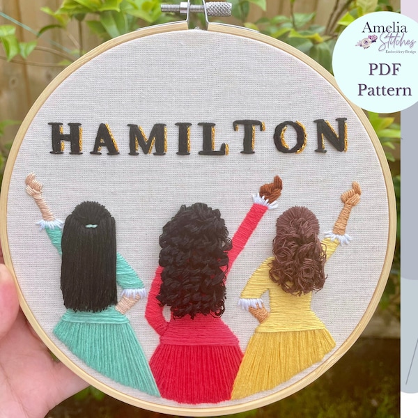 Hamilton Cross Stitch - Etsy
