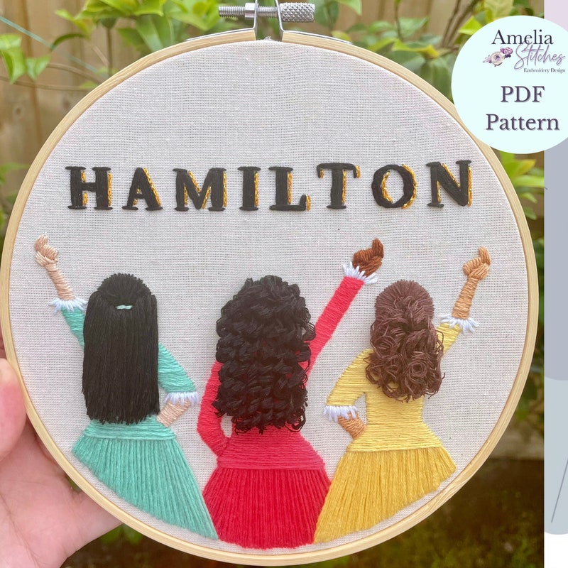 Hamilton Cross Stitch - Etsy
