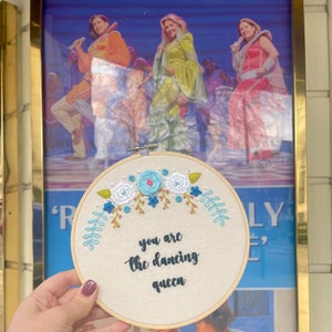 Mamma Mia Inspired PDF Embroidery Pattern - "you Are the Dancing Queen ...