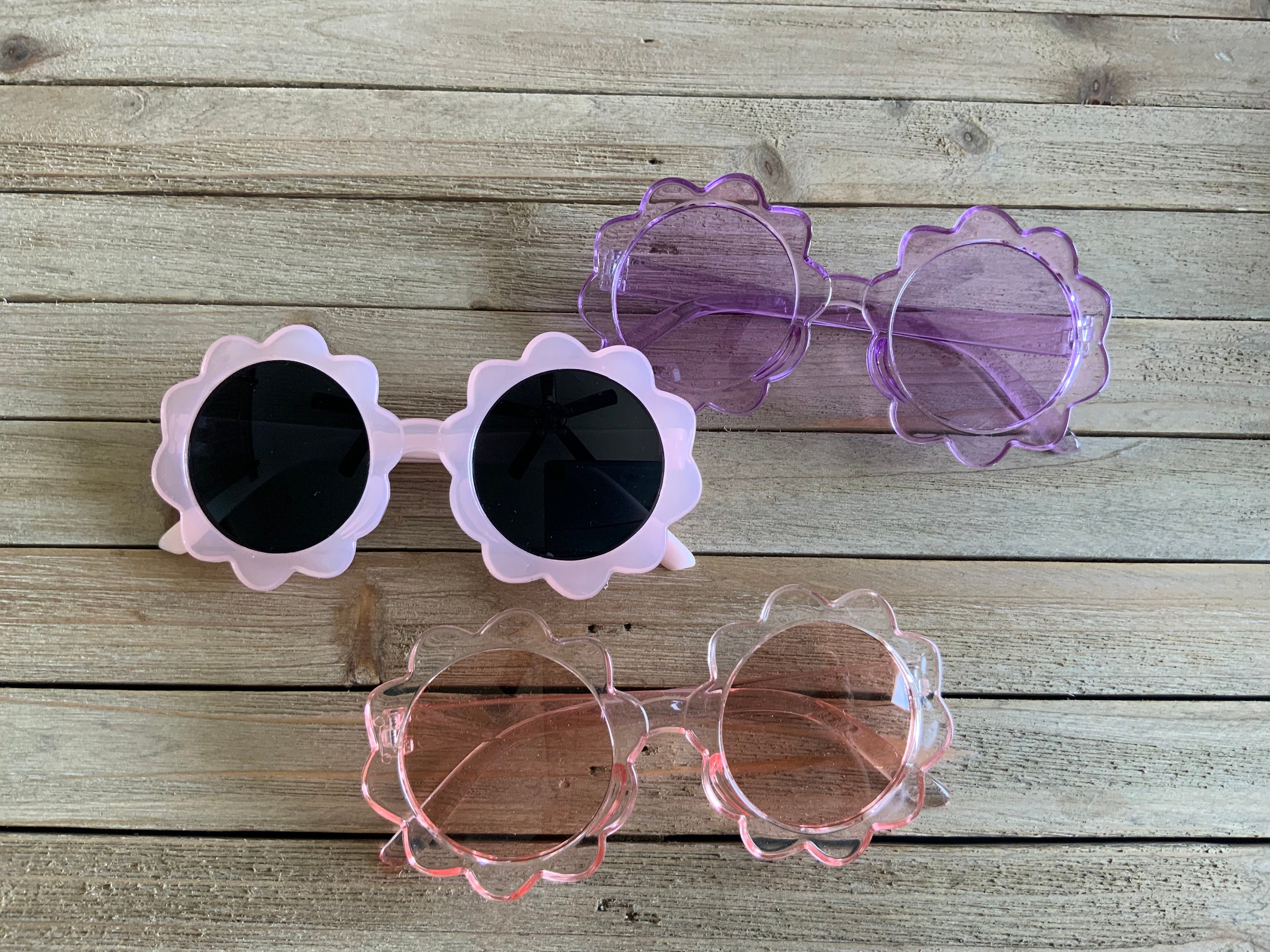 Flower Sunglasses Transparent