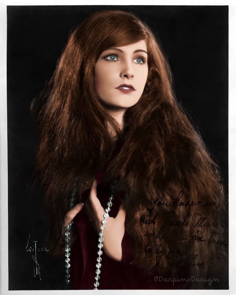 Melva Cornell | Colorized Portrait | High Res for Printing - Etsy