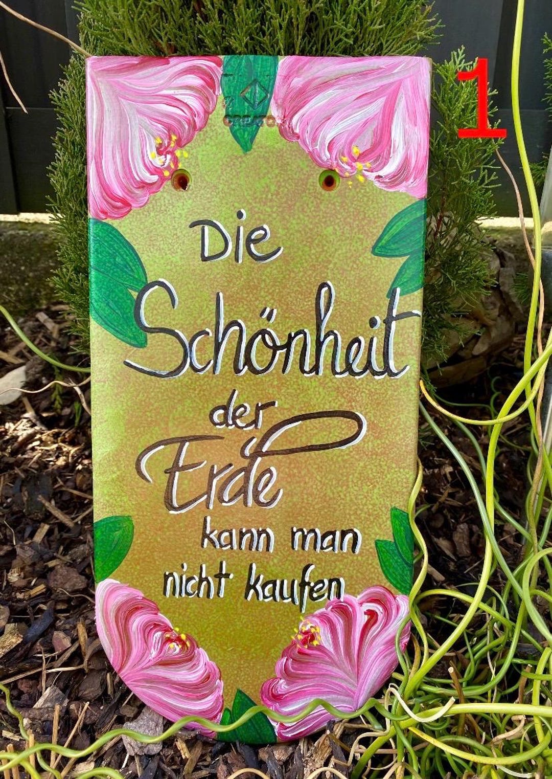 Roof Tiles, Decoration, Saying, Garden, Bricks - Etsy