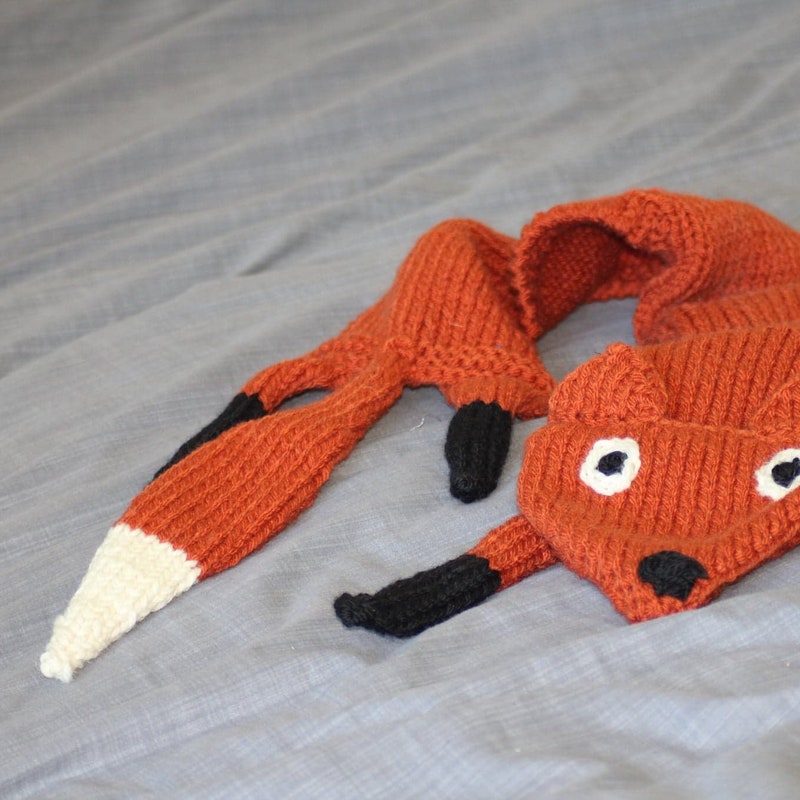 Fox Scarf - Etsy