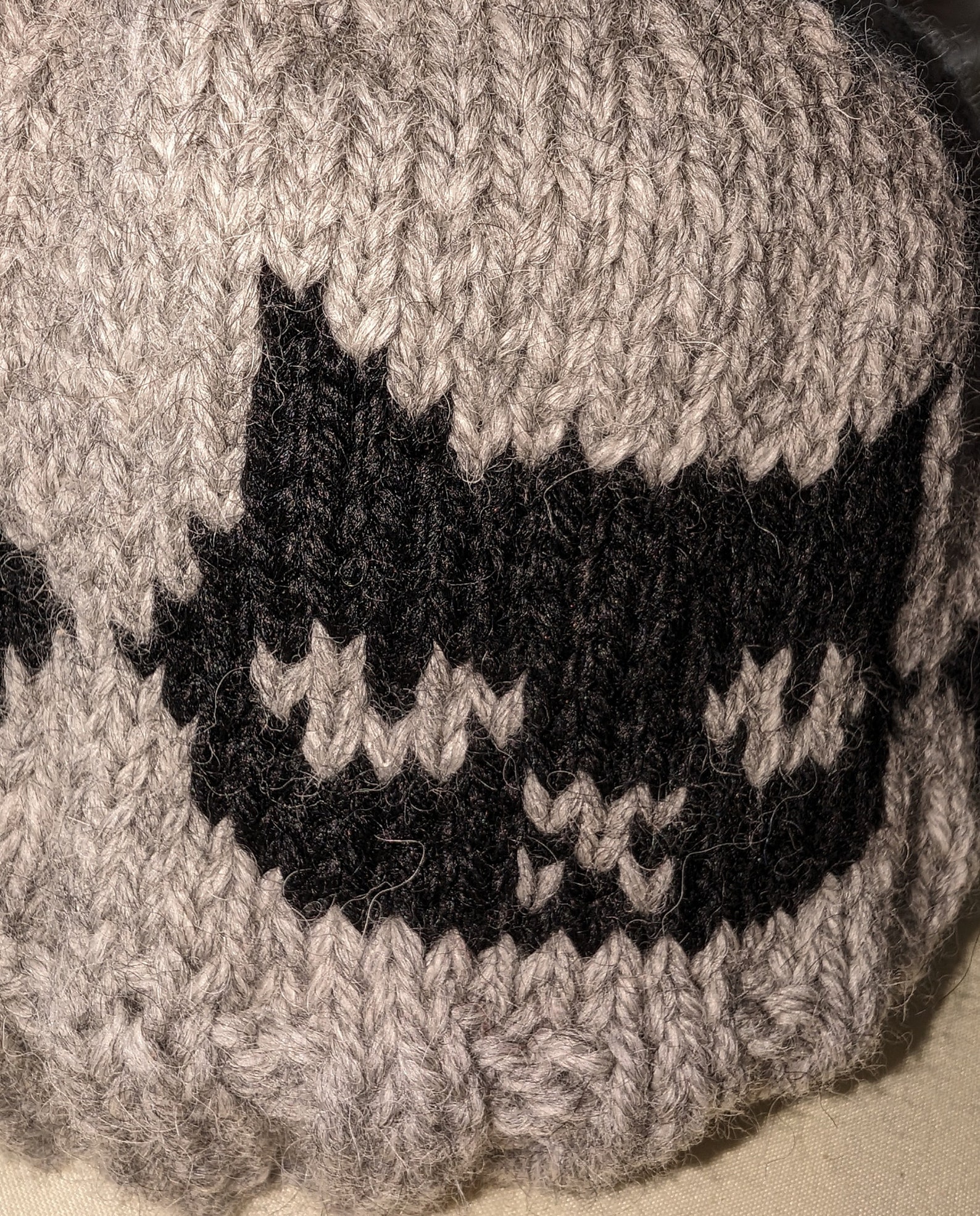 Knitted Cat Face Hat - Hat With Cute Cat Face! 100% Wool. Handknitted ...