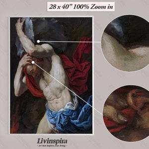 Sisyphus Art Poster – Classic Struggle Representation | Mythology ...