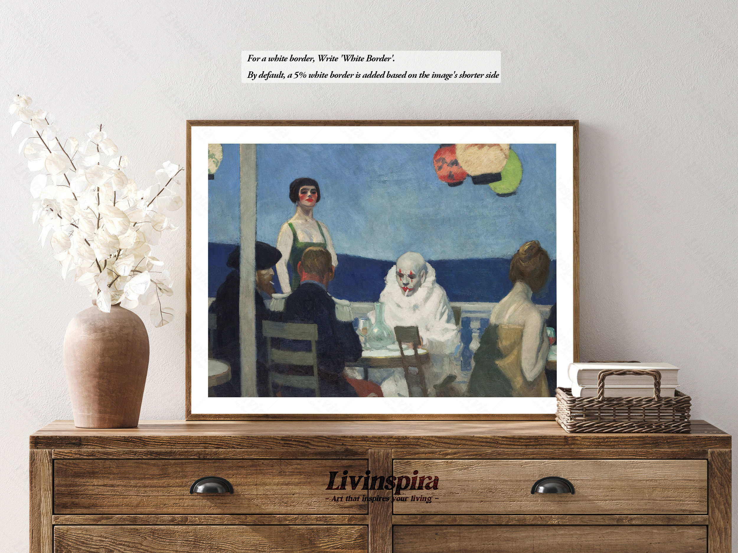 Edward Hopper Print Soir Bleu Iconic Paris Evening Elegant Wall Decor ...