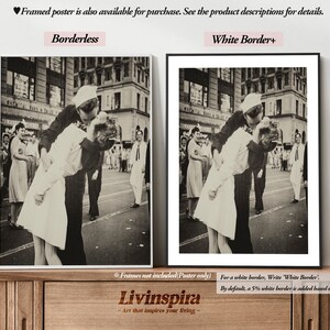 Vintage Historic Kissing Sailor Photo | V-J Day Times Square Walldecor ...