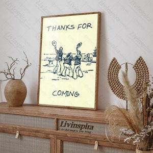 Thanks for Coming Homebody Walldecor Navy| Housewarming Gift ...