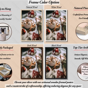 Hot Chocolate Delight Poster | Cozy Winter Treat Art, Festive Holiday ...