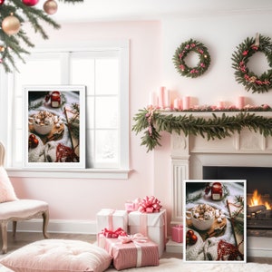 Hot Chocolate Delight Poster | Cozy Winter Treat Art, Festive Holiday ...