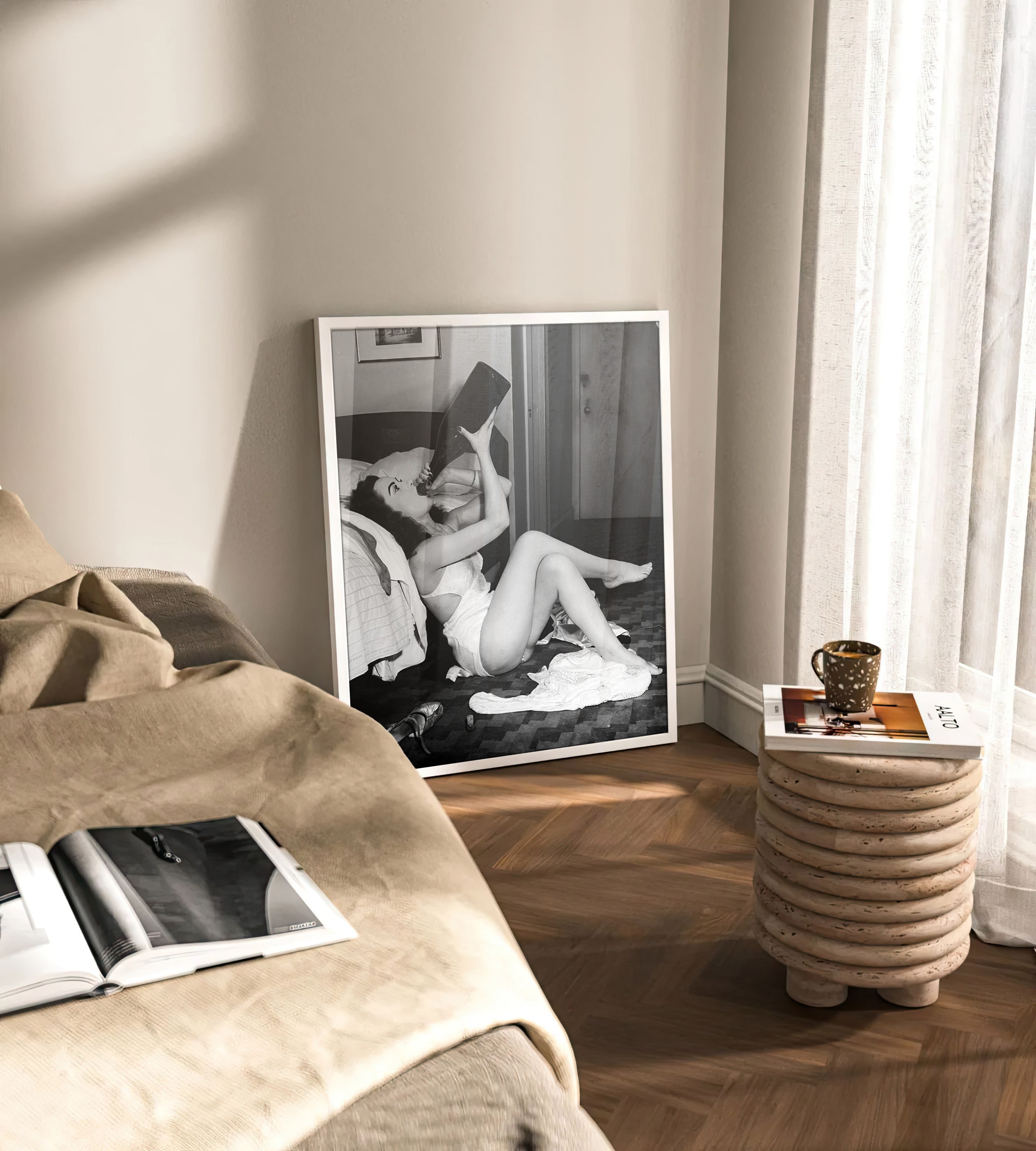 Tipsy Elegance" | Vintage Wine Enthusiast Art Print | Retro Vino ...