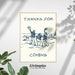 Thanks for Coming Homebody Walldecor Navy| Housewarming Gift ...