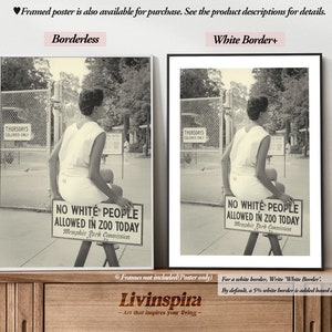 Historic Snapshot | Woman Observing Segregation Sign | Reflection of ...